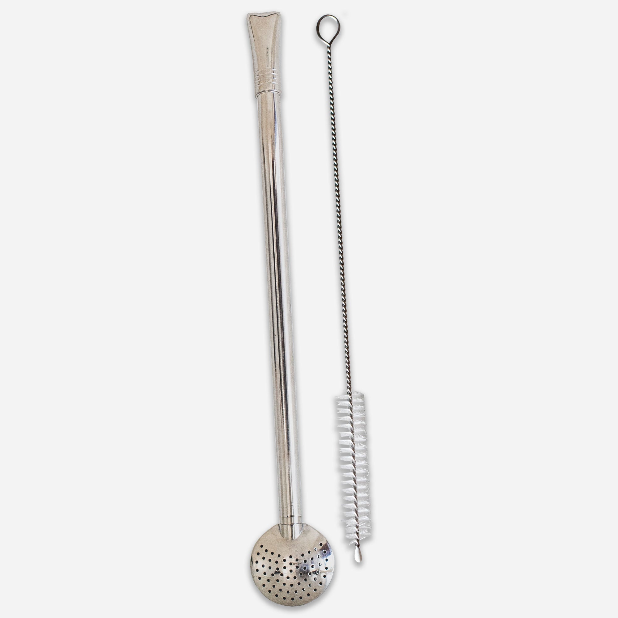 Hampton Yerba Mate Bombilla + Cleaning Brush – Circle of Drink